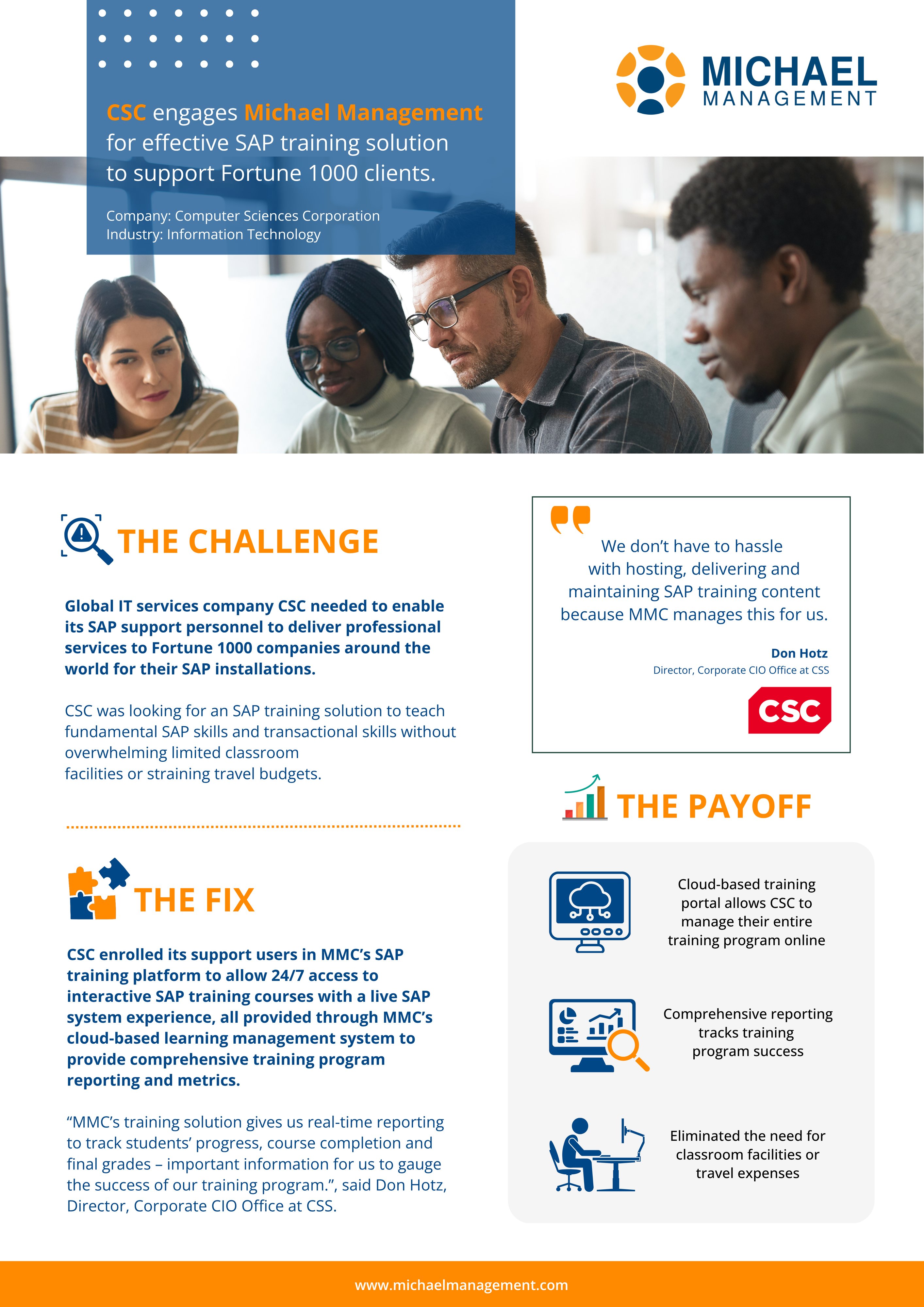 CSC Case Study: Scalable SAP Training Through Cloud-Based Learning